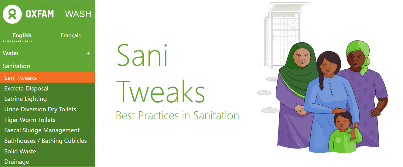 Sani Tweaks Best Practices in Sanitation - Humanitarian Sanitation Hub